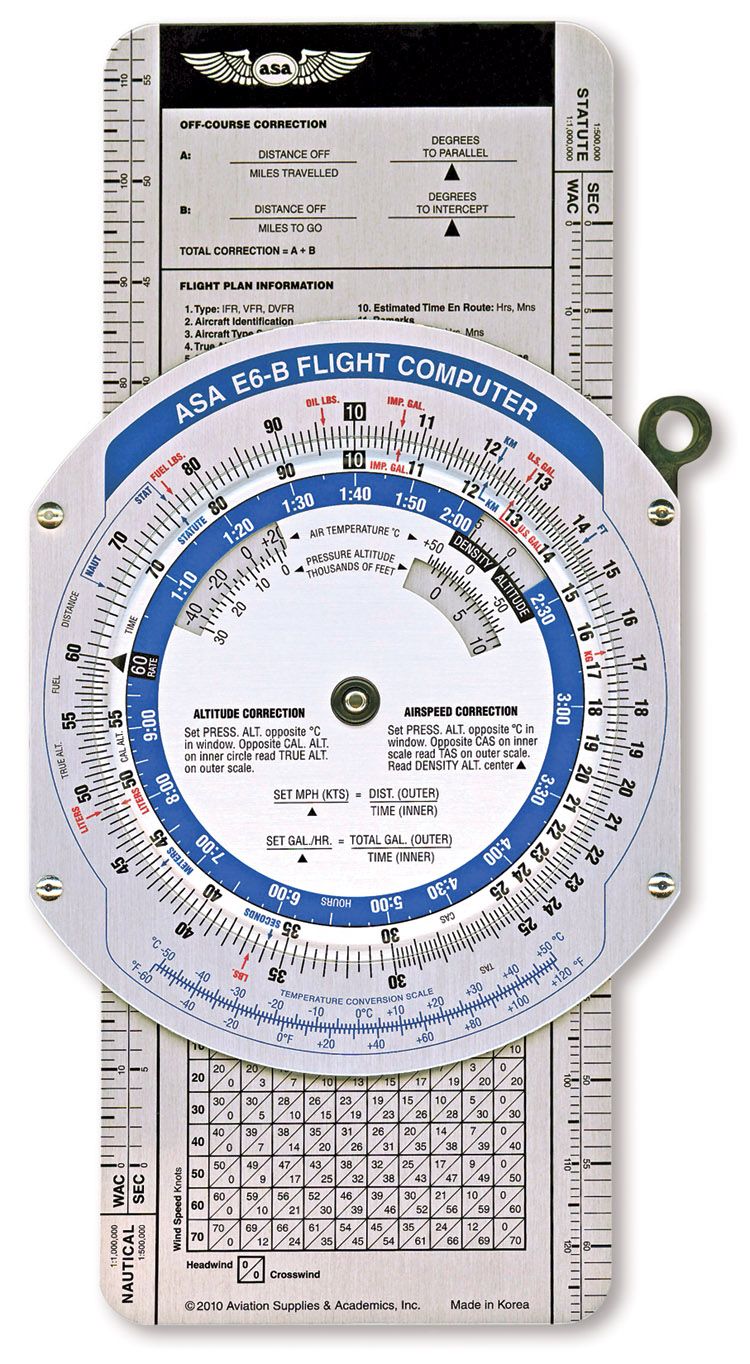 Flight Computer E6-B Color
